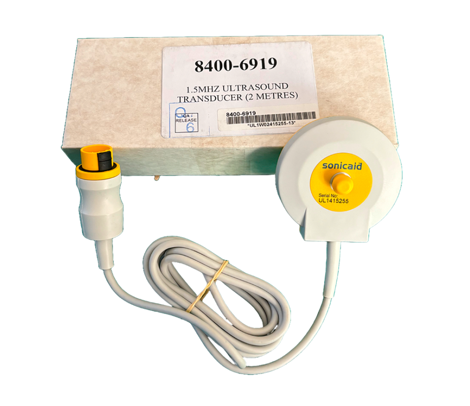 Transductor Amarillo De Ultrasonido Marca Sonicaid – Serbinter